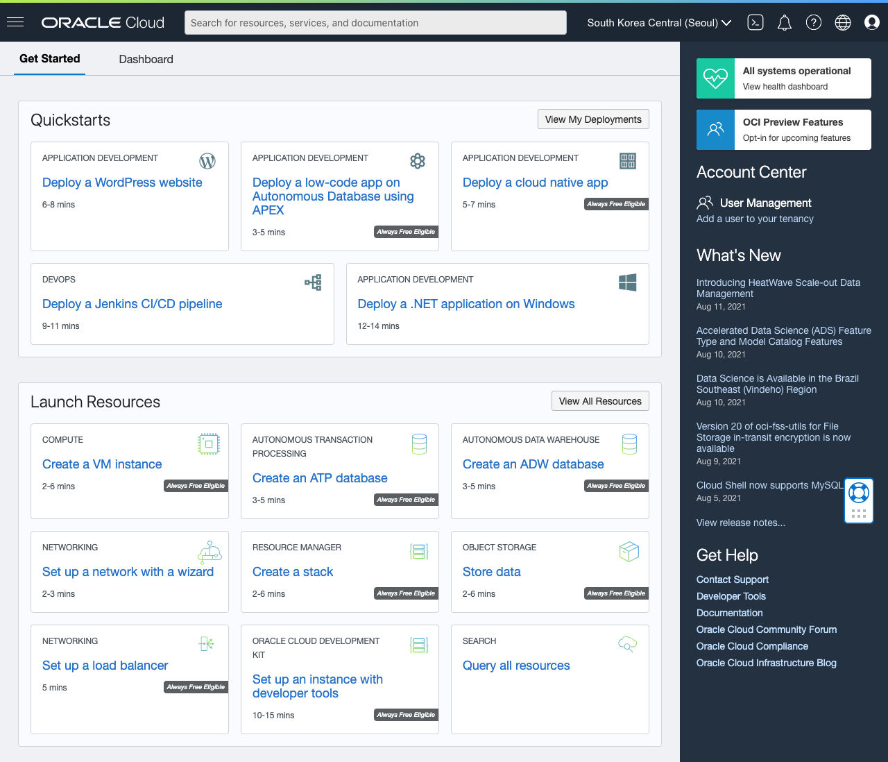 Hướng dẫn tạo server miễn phí bằng tài khoản Oracle Cloud 2021